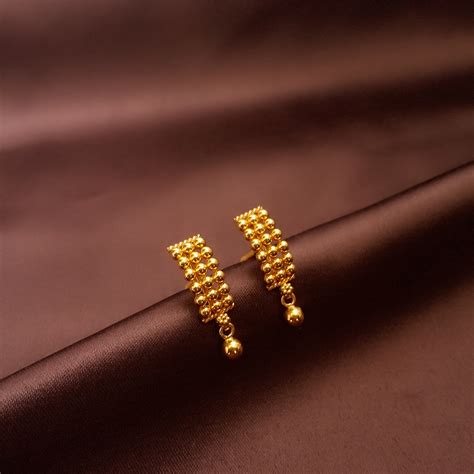 Buy Lina Blossom Gold Earrings 22 Kt Yellow Gold 269 Gm Online By