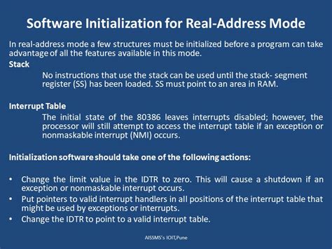 Processor State After Reset Of 80386