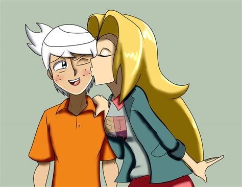 Art Trade Cheek Kiss For Lincoln By Moderneddy01 On Deviantart