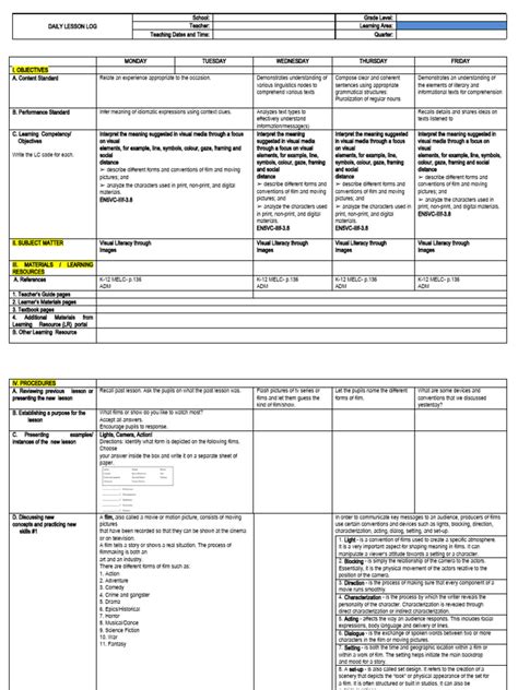 Week2 Dll English Pdf Mass Media Reading Comprehension