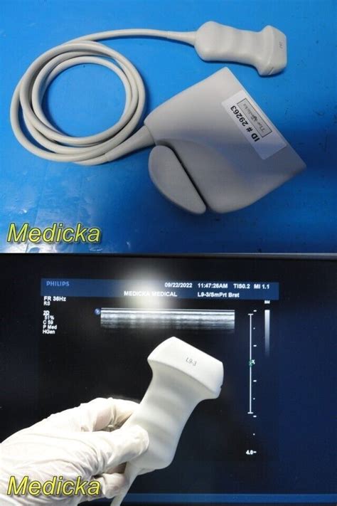 Used Philips L9 3 Broadband Linear Array Ultrasound Transducer For Sale Dotmed Listing 4400138