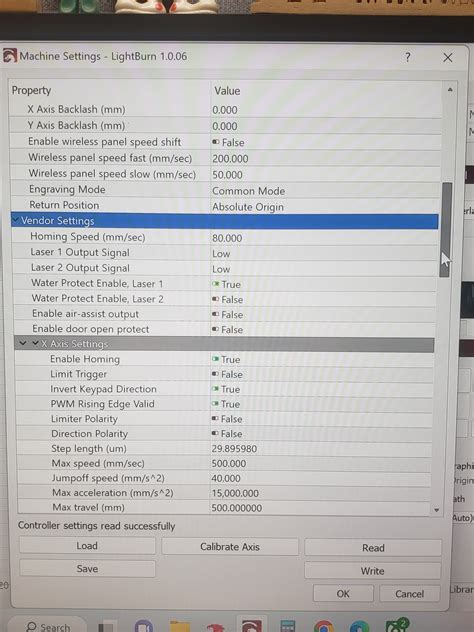 Working Bed Size Lightburn Software Questions Lightburn Software Forum