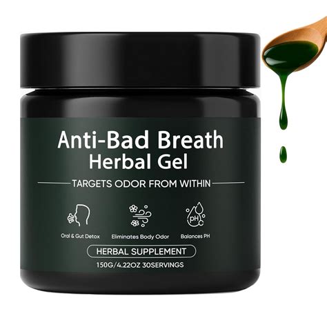 Anti Bad Breath Herbal Gel Supplement Body Odor