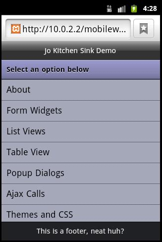 Useful Framework For Mobile Web Application