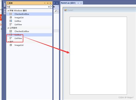 winform操作listview控件 winform listview csdn博客
