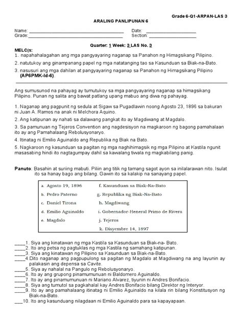 Grade 6 Q1 Arpan Las Week 3 Pdf Grade 6 Q1 Arpan Las Week 3 Pdf