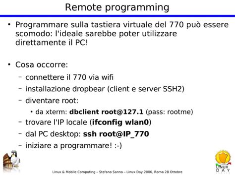linux and mobile computing ppt