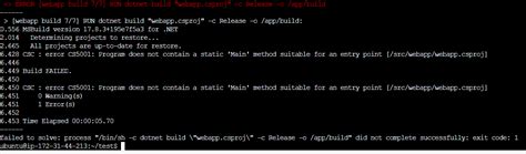 Docker에서 Core 앱을 빌드할 때 Main 메서드를 찾지 못합니다 🌐 Aspnet Blazor Iis 웹 Qanda 닷넷데브