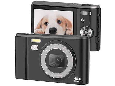 INF Digitalkamera 48MP 16x Zoom 4K Video Digitalkamera schwarz ...