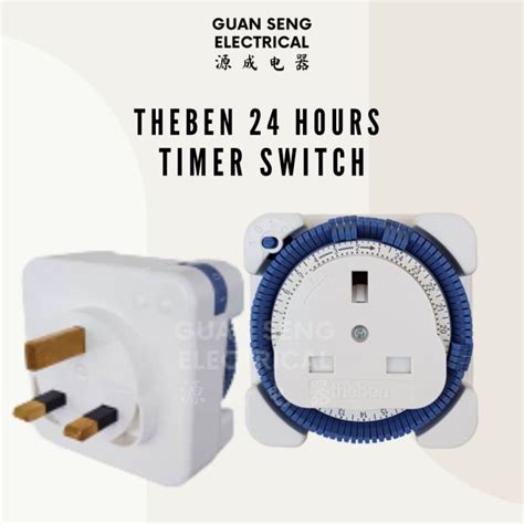 Theben 24 Hours Segment Time Switch 13a Plug Guan Seng Electrical Lazada Singapore