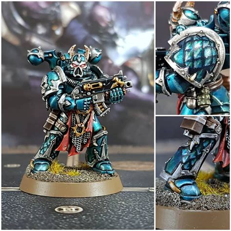 Alpha Legion Chaos Space Marine Figurine Peinture