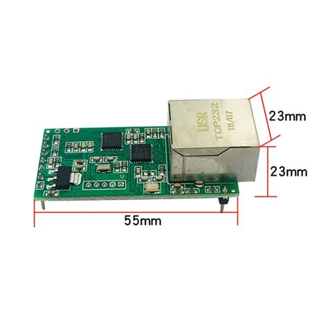 Serial To Ethernet Converter Module S2e Serial Uart Ttl To Ethernet Tcpip Module Dhcp And Dns