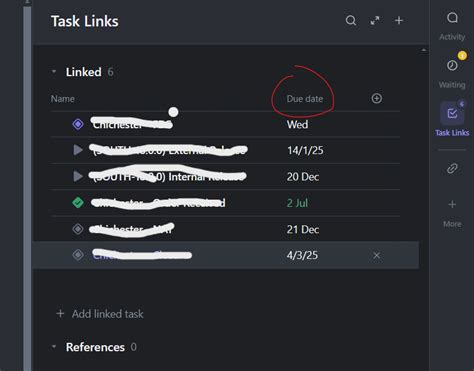Linked Tasks To Save The Preference On What Columns Are Shown From