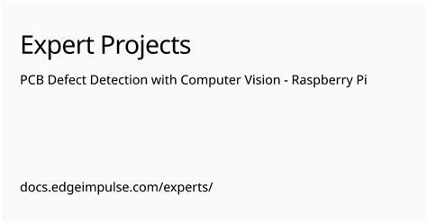 pcb defect detection with computer vision raspberry pi expert projects