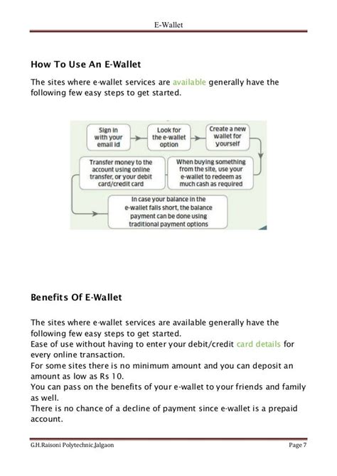 introduction to e wallet