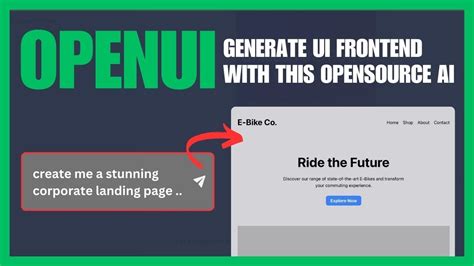Openui Generate Ui Components And Frontend With This Opensource Ai