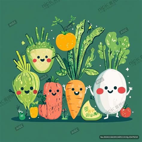 Ai创作图原创卡通蔬菜形象 Mbe风格蔬菜 蔬果拟人系列原创插 蔬果拟人系列原创插画 蔬菜卡通设计 蔬菜类卡通 蔬菜卡通人物 蔬果卡通形象 卡通水果蔬菜 蔬果联萌 卡通蔬菜瓜果 蔬果插画 超市