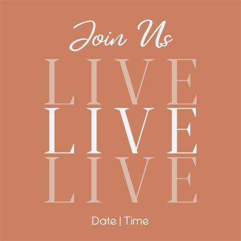 Simple Live Announcement Linkedin Post Brandcrowd Linkedin Post Maker