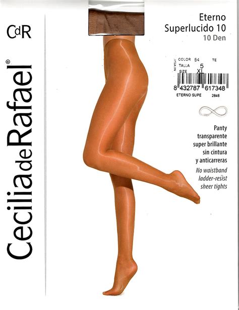 Pantyhose Cecilia De Rafael Super Lucido 10 Glossy Pantyhose