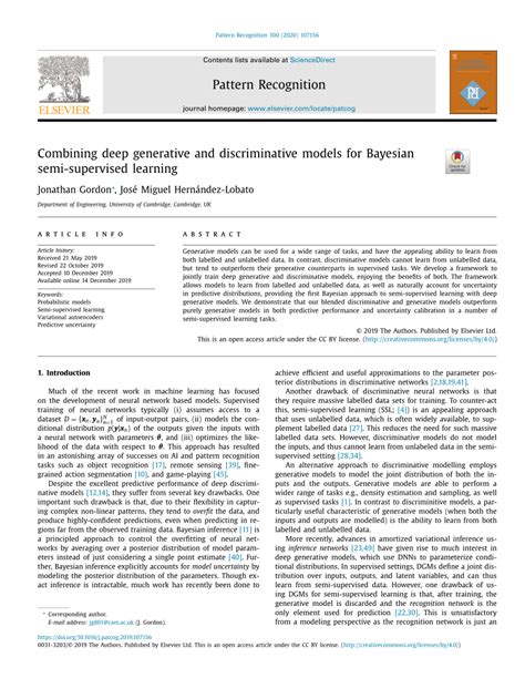 pdf combining deep generative and discriminative models for bayesian