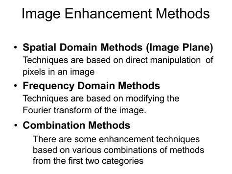 Unit 2 Image Enhancement In Spatial Domainpptx