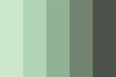 Green Gray Change Color Palette