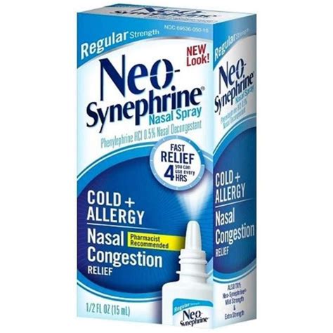 Neo Synephrine Spray 5 15ml Bottle Savelives