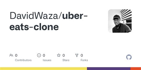 GitHub DavidWaza Uber Eats Clone