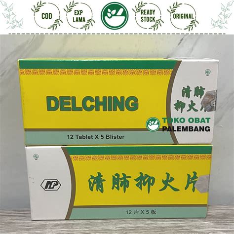 Jual Delching 60 Tablet Ching Fei Yi Huo Pien Batuk Paru Paru Chingfei Yihuo Pian Delcing Cing