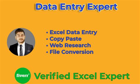 do excel data entry copy paste and file conversion by engr ejaz fiverr