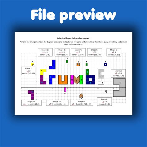 Enlarging Shapes Codebreaker Andy Lutwyche