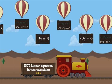 Rectangular Coordinate System Linear Equation In Two Variables Balloon Pop