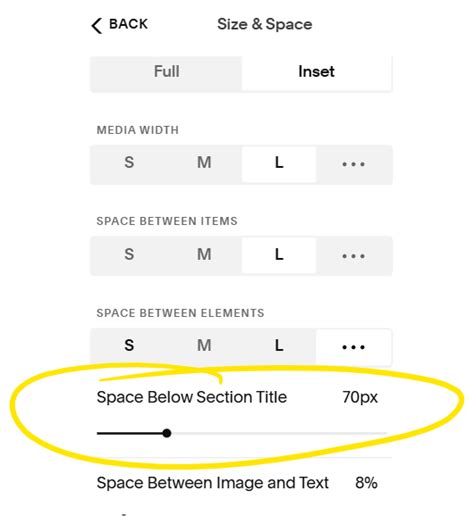 Increase Space Between List And Title Customize With Code