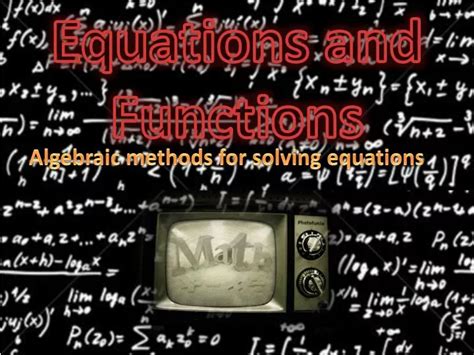 PPT Equations And Functions PowerPoint Presentation Free Download ID 3089109