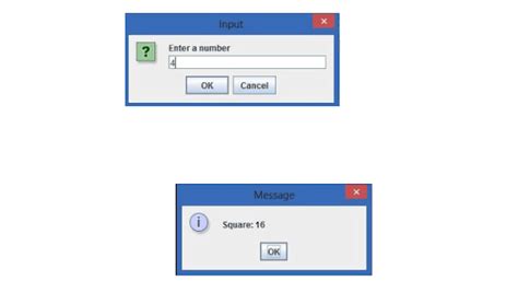 java swing program to calculate square of a number programmingoneonone