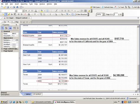 Calculation Context Showing Dimension With Max Function Webintelligence Businessobjects Board