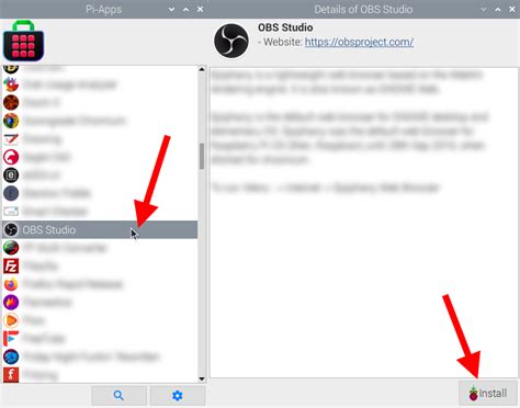 Install OBS Studio On Linux ARM Device Pi Apps