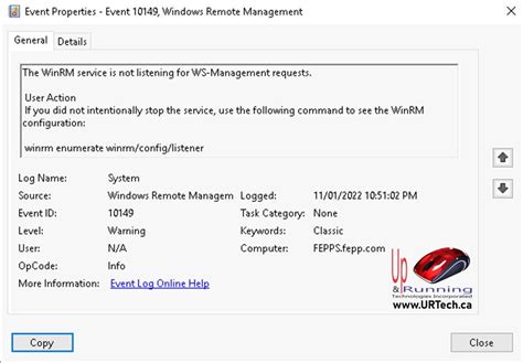 SOLVED WinRM Service Is Not Listening For WS Management Requests WS Management Service Cannot
