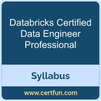 Databricks Data Engineer Professional Certification Syllabus and Prep ...