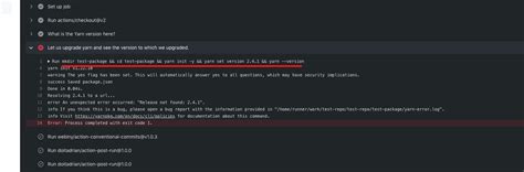 Bug Wrong Version Set With Yarn Set Version Berry · Issue 2741 · Yarnpkgberry · Github