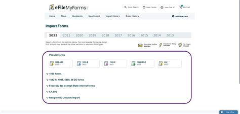 How To Upload Import Files EFileMyForms