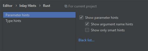 Parameter Hints In Methods Rjetbrains