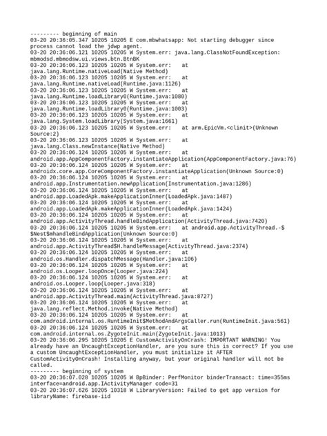 Logcat Pdf Java Programming Language Android Operating System