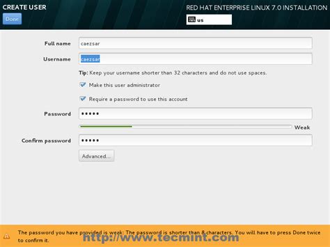 Installation Of Red Hat Enterprise Linux Rhel 70 With Screenshots