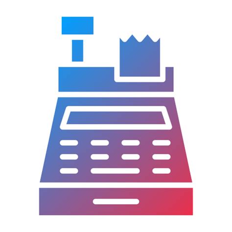 금전 등록기 아이콘 Generic Flat Gradient Freepik