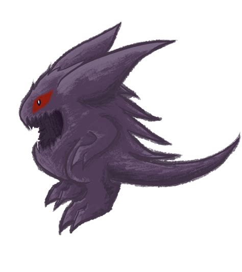 Creepy Gengar By Ebonyknight6 On Deviantart