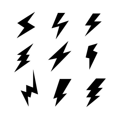 Free Lightning Icon Vector Template To Edit Online