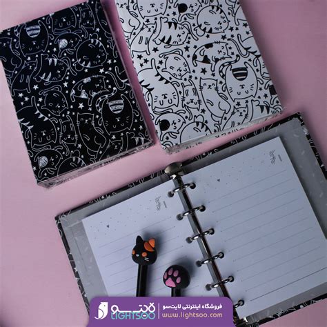 دفتر کلاسوری A5 طرح گربه • فروشگاه آنلاین لایتسو