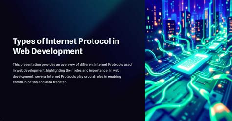 Types Of Internet Protocol In Web Development
