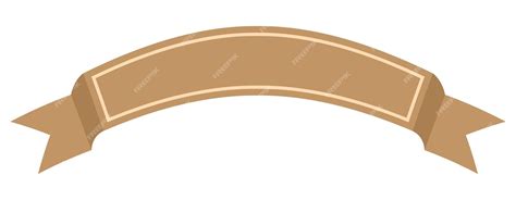 Premium Vector Arch Ribbon Tag Template